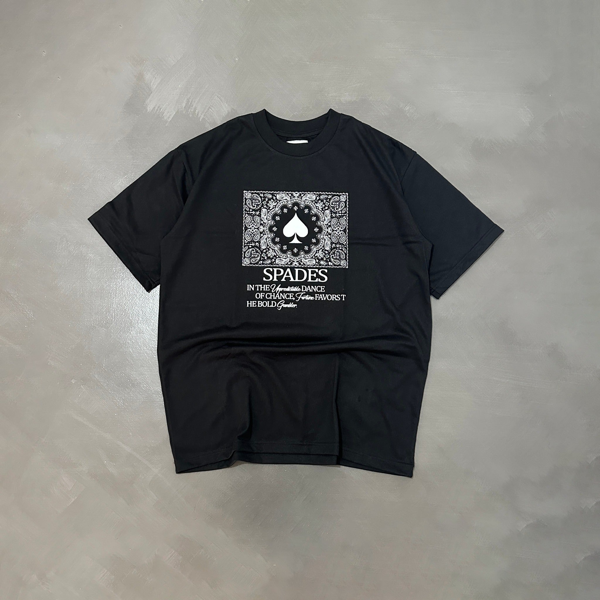 Spades Bold Gambler Black T-shirt – SPADES