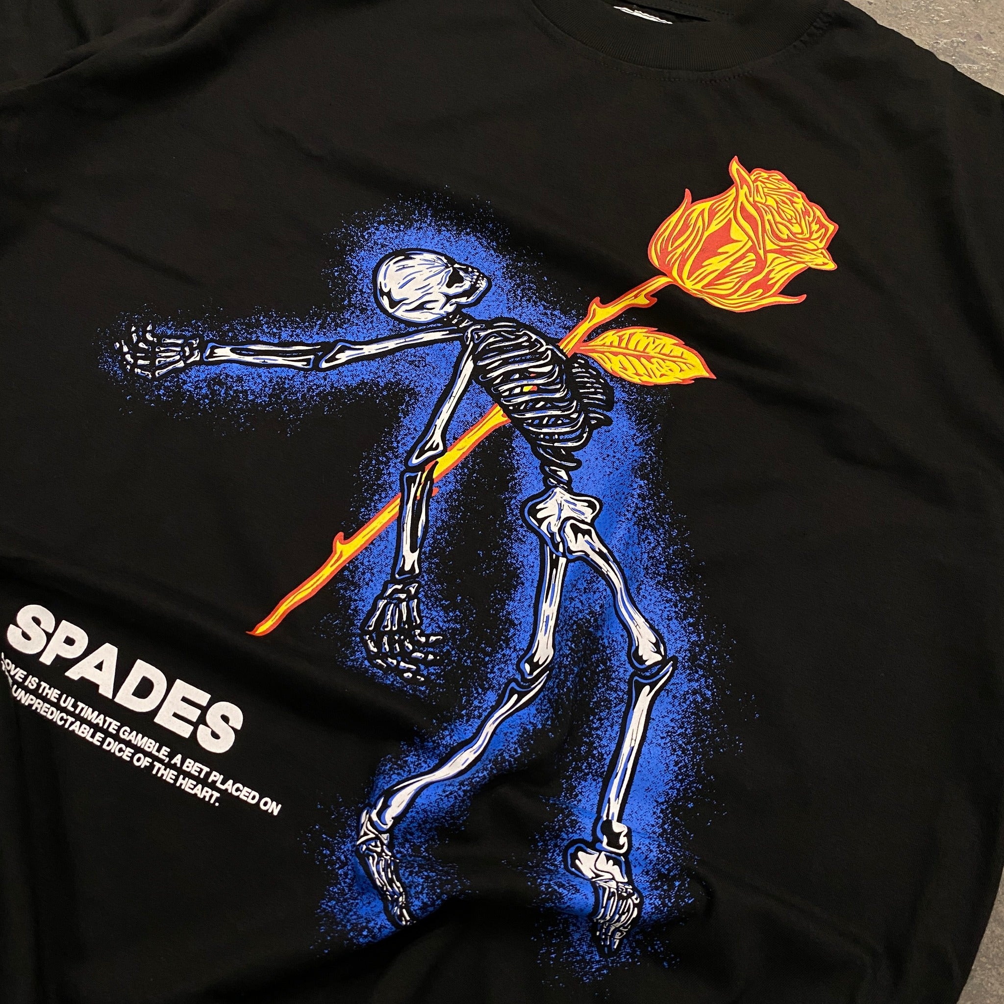 Spades Blossom of the Night Boxy Tee Black – SPADES