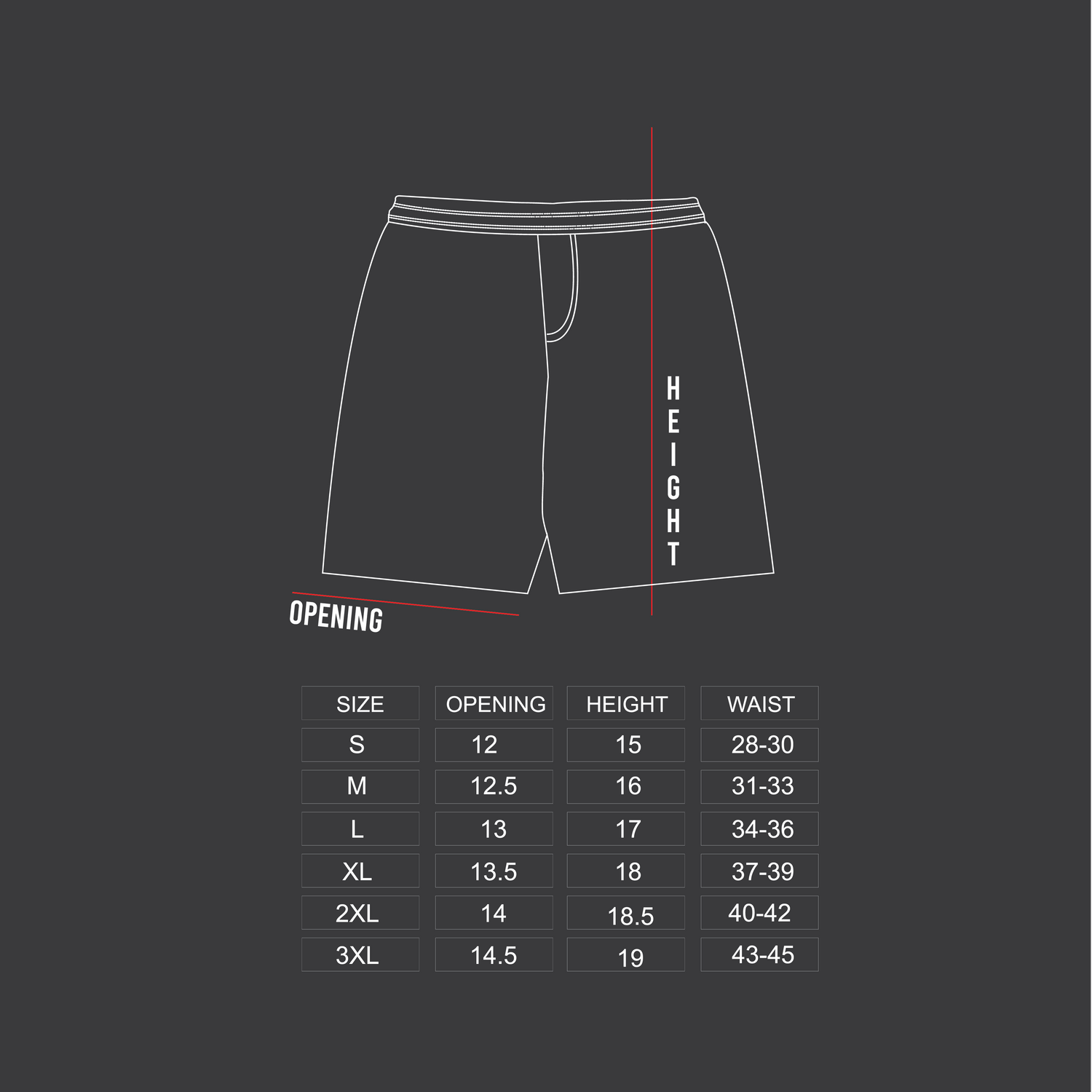 Size Chart – SPADES