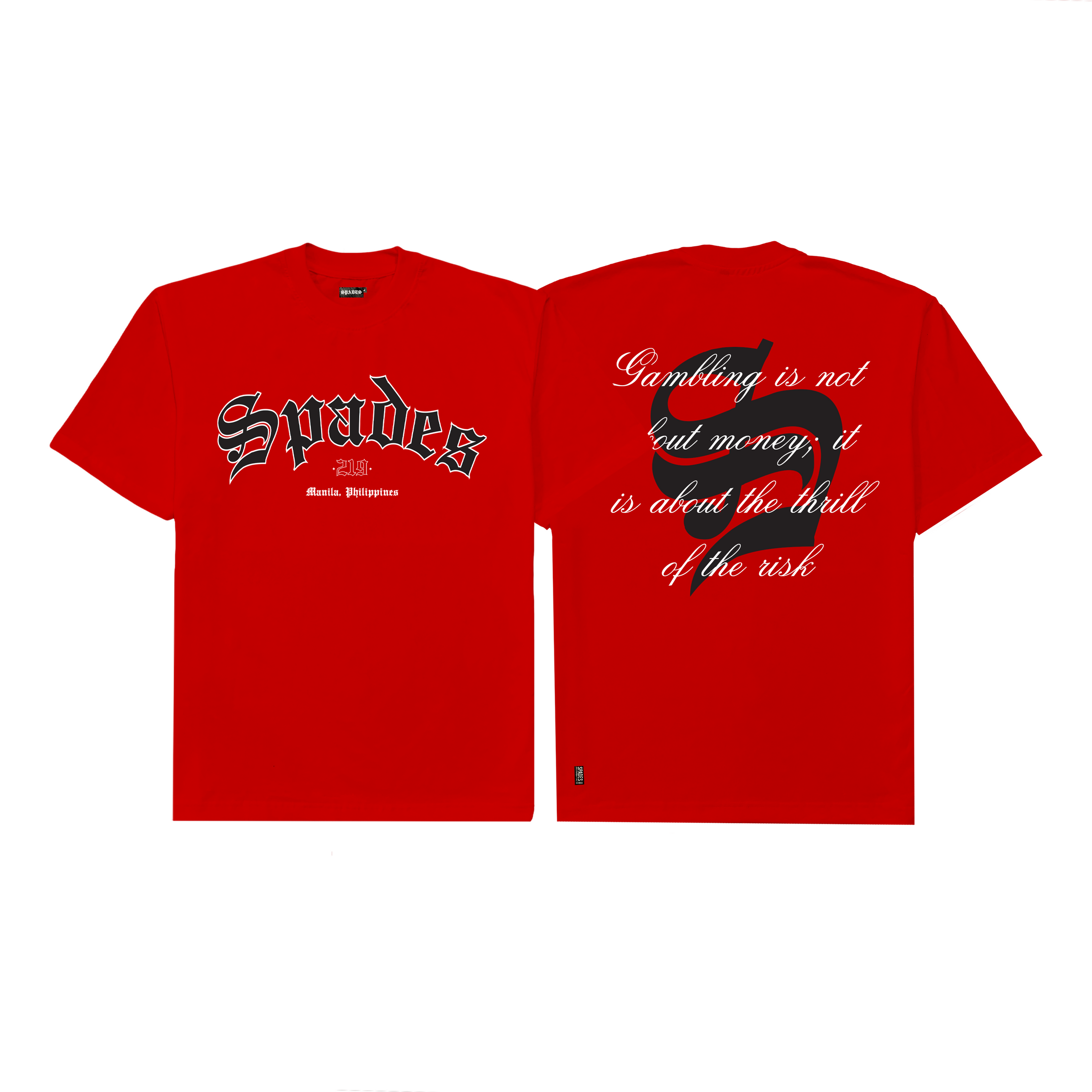 Spades Towne Arc Red T-shirt – SPADES